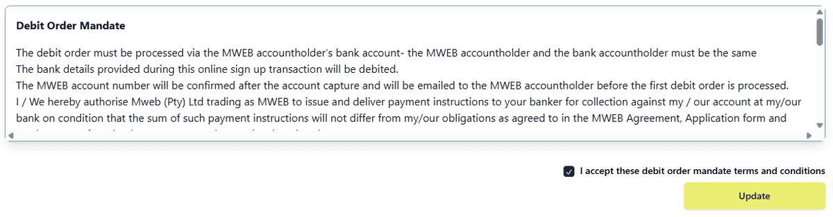 How to Update Your Bank Details