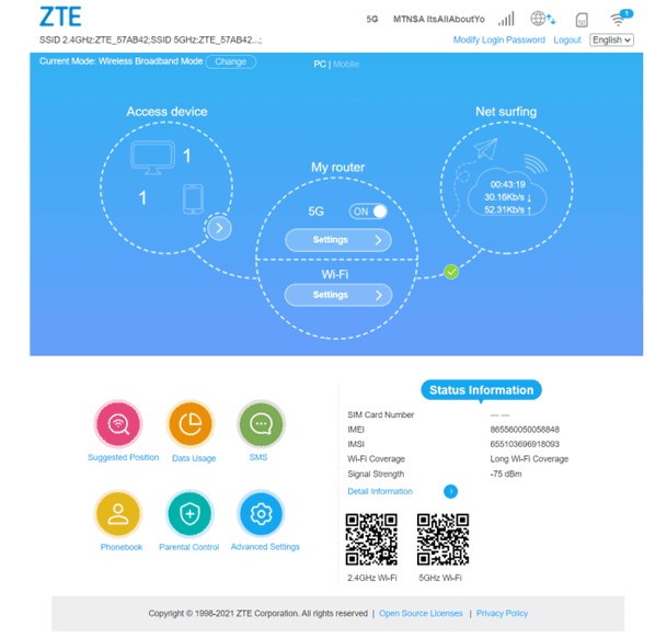 How to Setup your ZTE MC801A 5G router