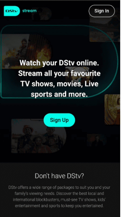 How to set up Your DStv Account