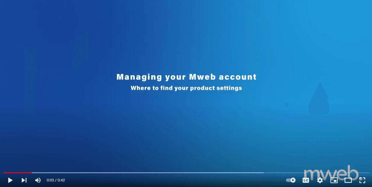 Mweb Help Pages
