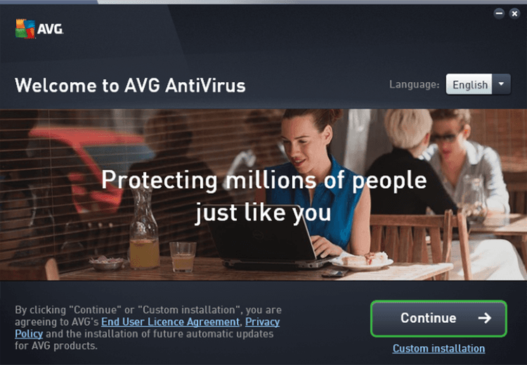 A step-by-step guide to setting up AVG products from Mweb