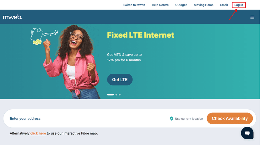 How to log Into Your Mweb Account on our Website