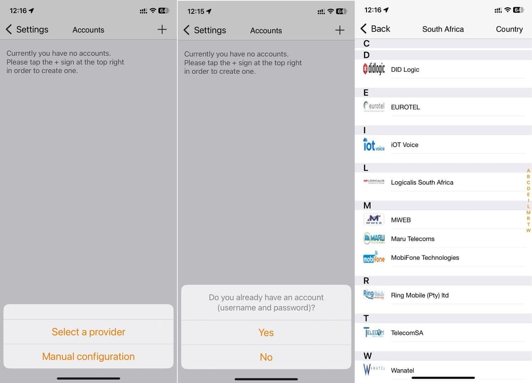 How to Set Up Zoiper for Mweb VoIP on an Apple device