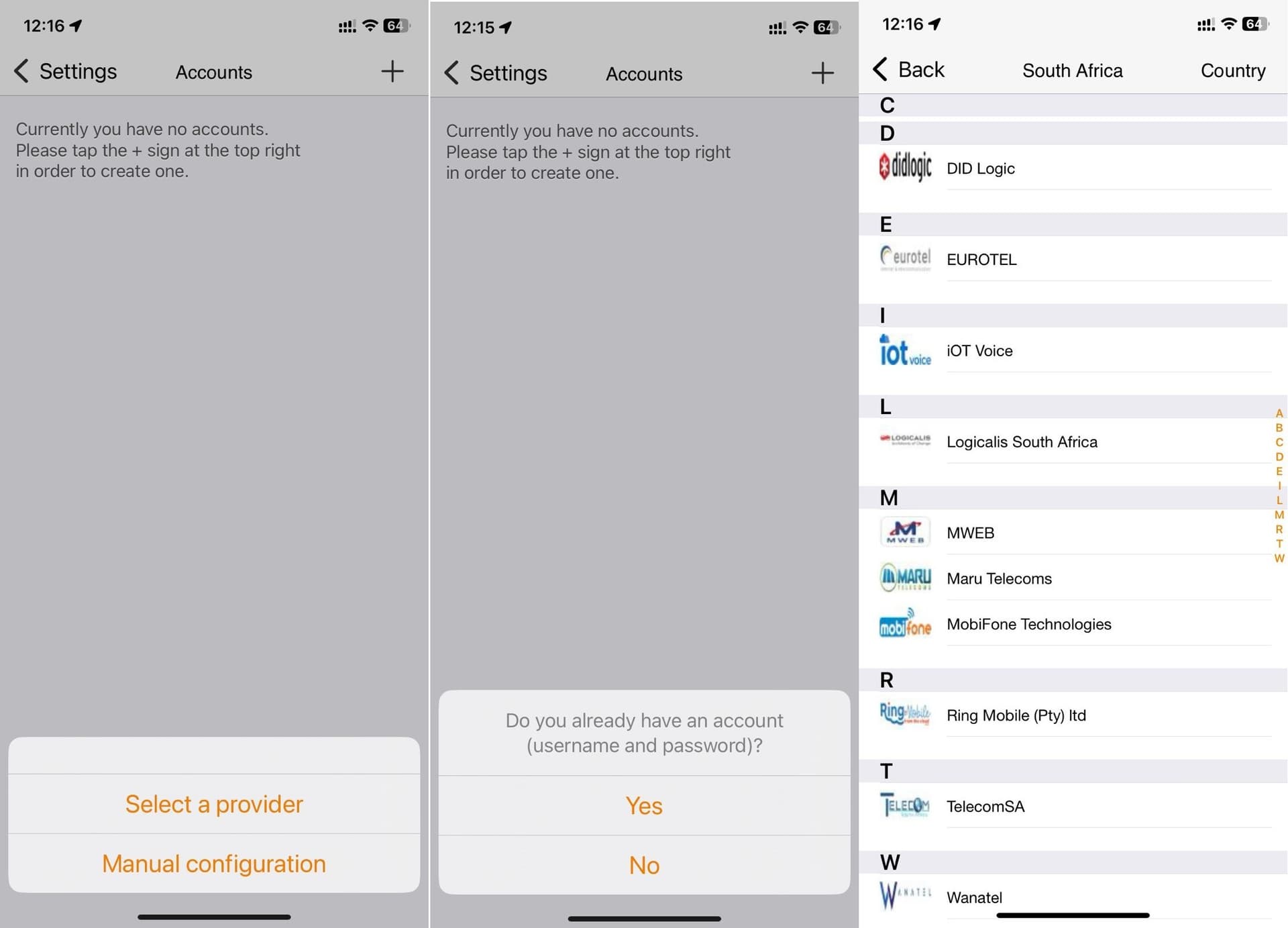 How to Set Up Zoiper for Mweb VoIP on an Apple device