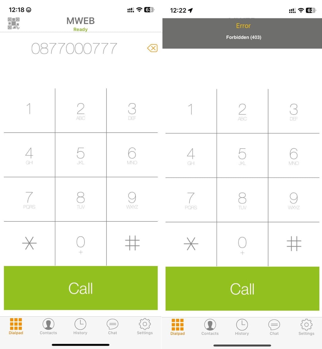 How to Set Up Zoiper for Mweb VoIP on an Apple device