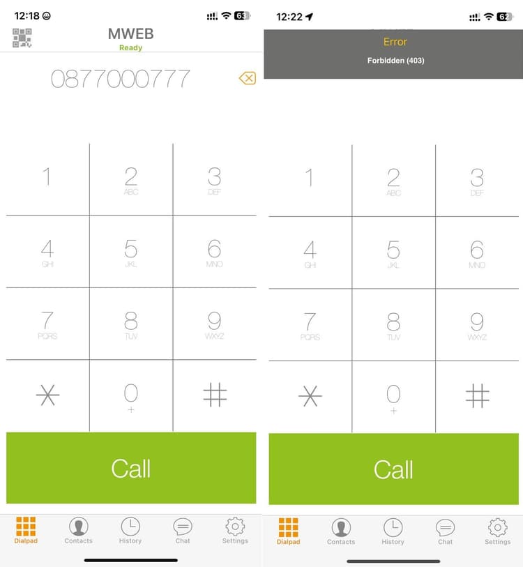 How to Set Up Zoiper for Mweb VoIP on an Apple device